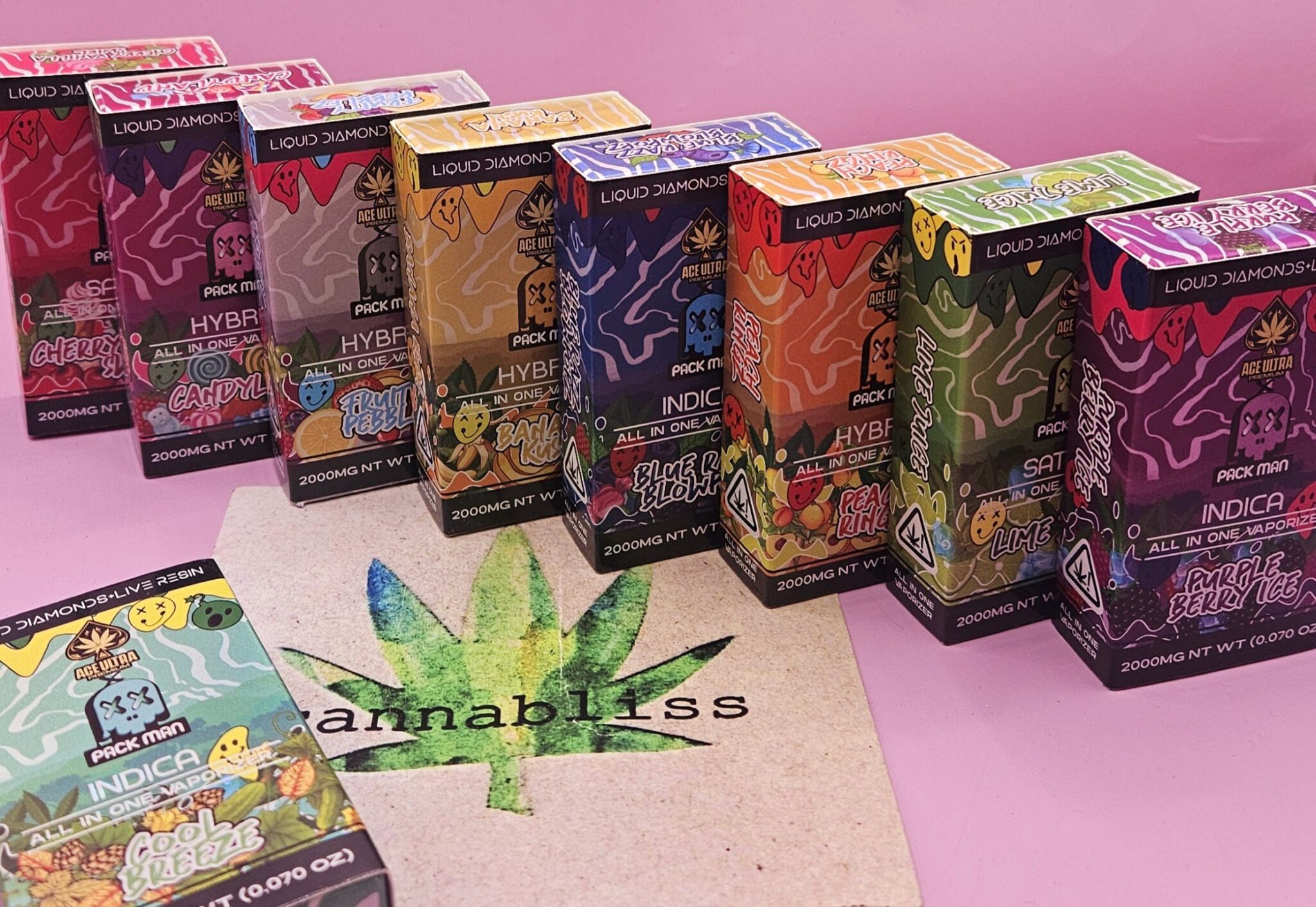 Pack Man X Ace Ultra 2G Cart – Cannabliss Creations Inc.