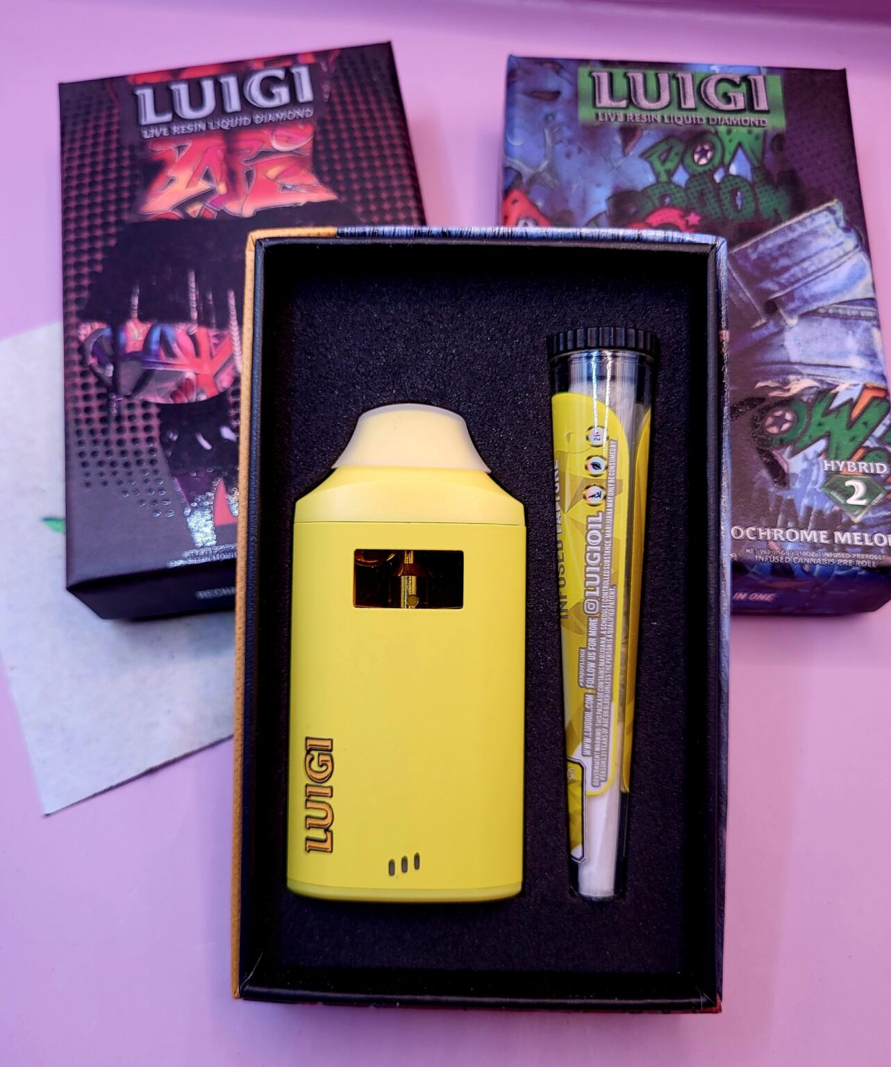 Luigi Combo Pack – 2G Cart & Pre-Roll plus a bonus top shelf pre-roll ...