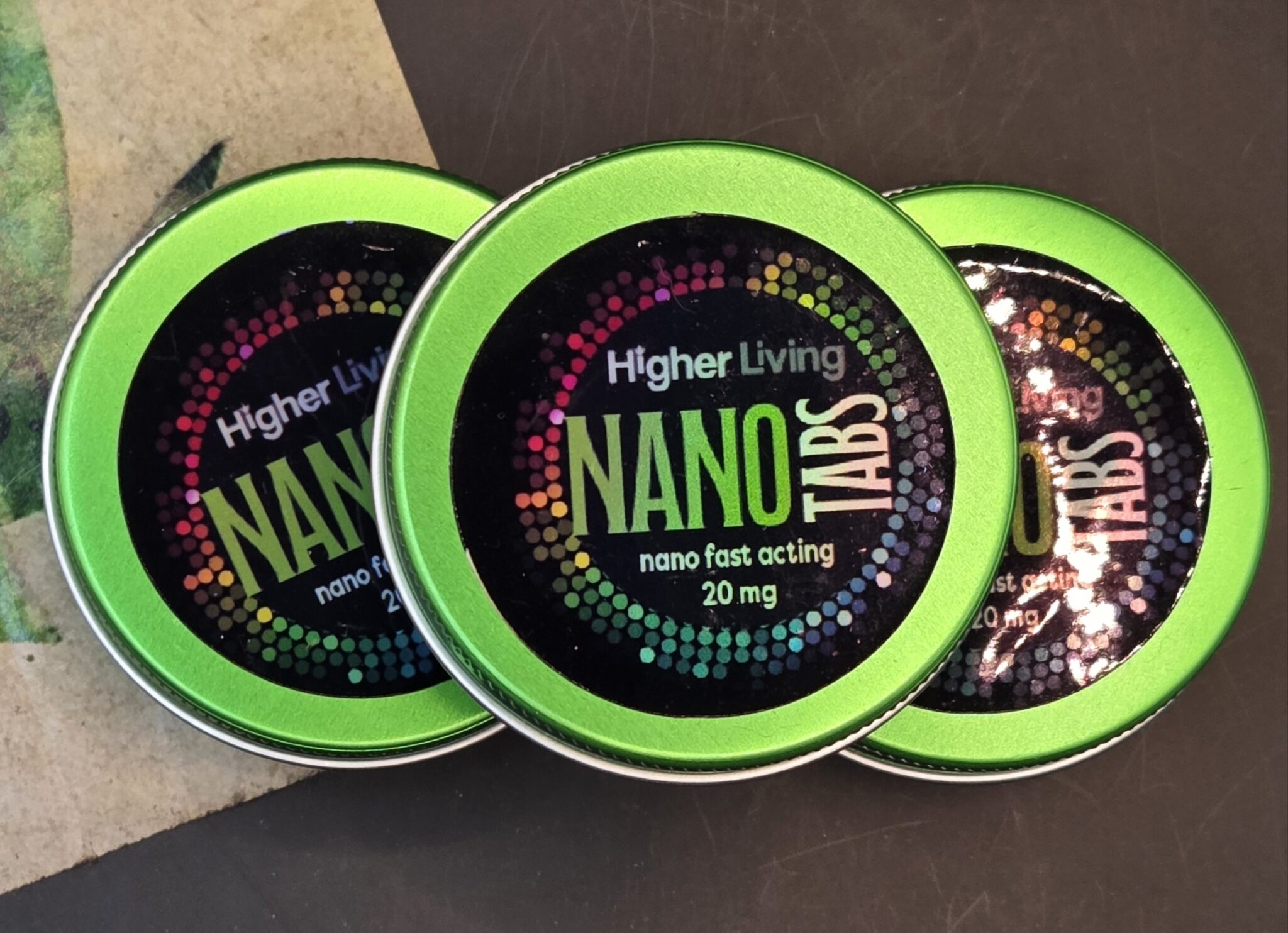 Higher living Hash nano tabs 20ct 20mg each – Cannabliss Creations Inc.