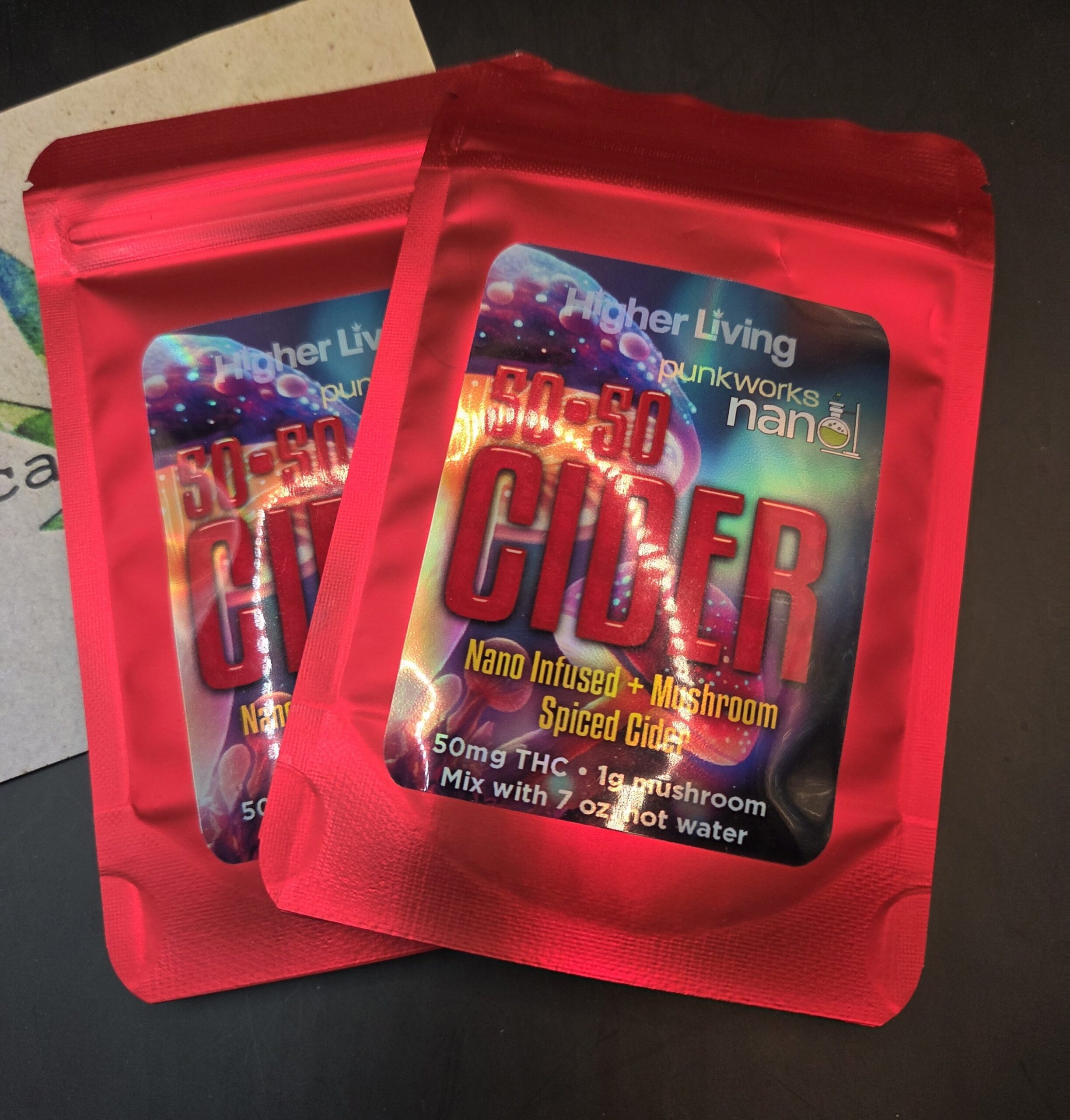 Higher living 50/50 1g gram fairy dust 50mg thc Apple cider ...