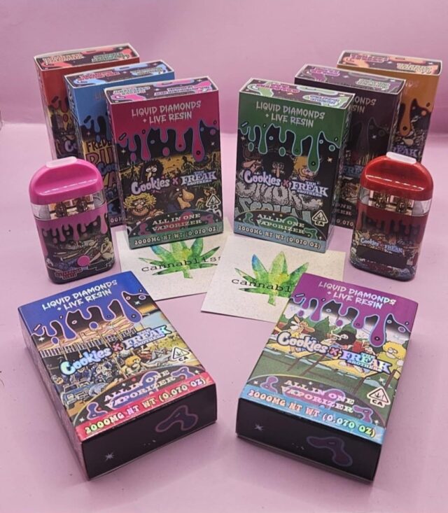 Cookies x Freaks 2g disposables – Cannabliss Creations Inc.